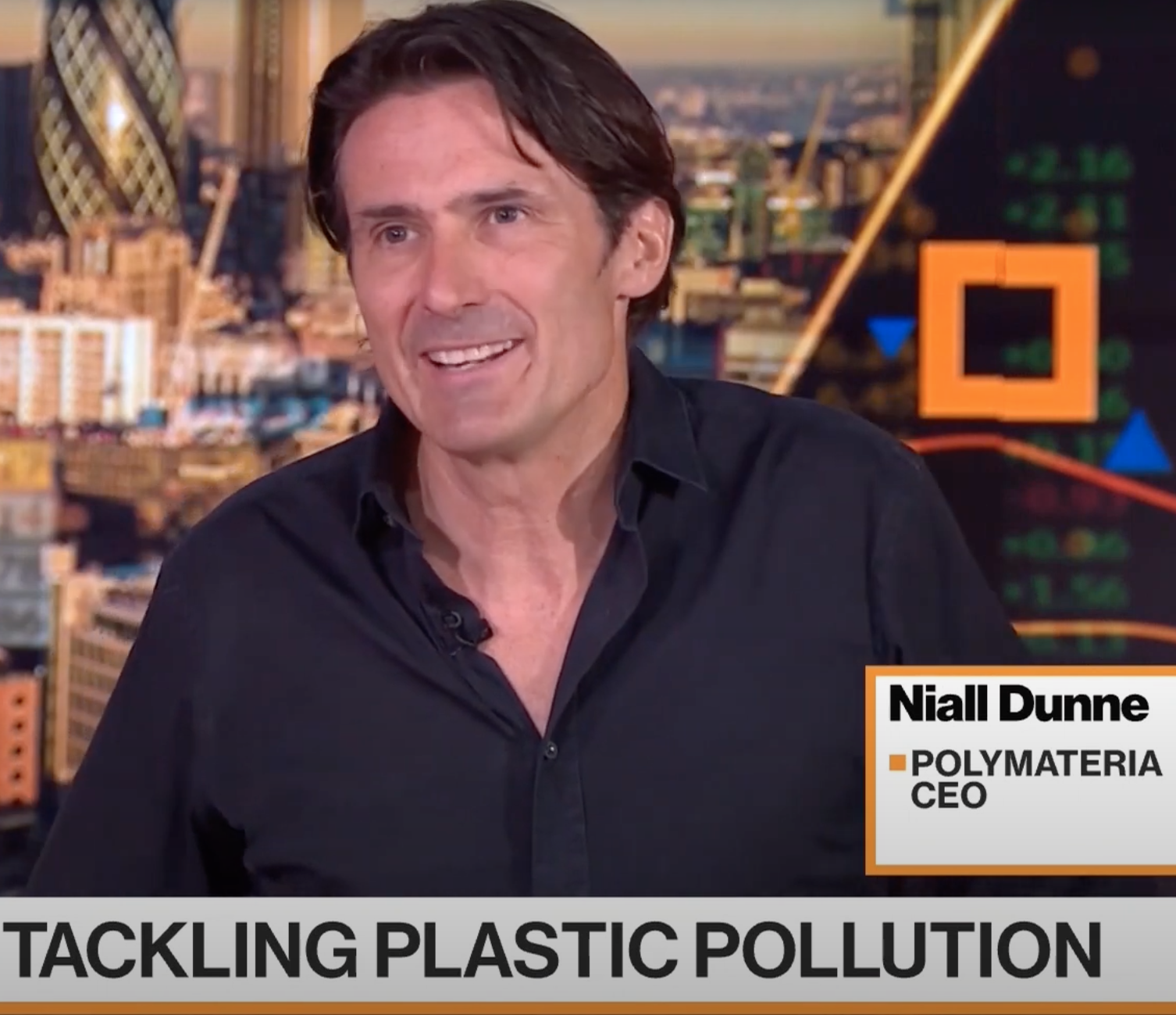Tackling plastic pollution: Niall Dunne interview with Bloomberg Europe ...